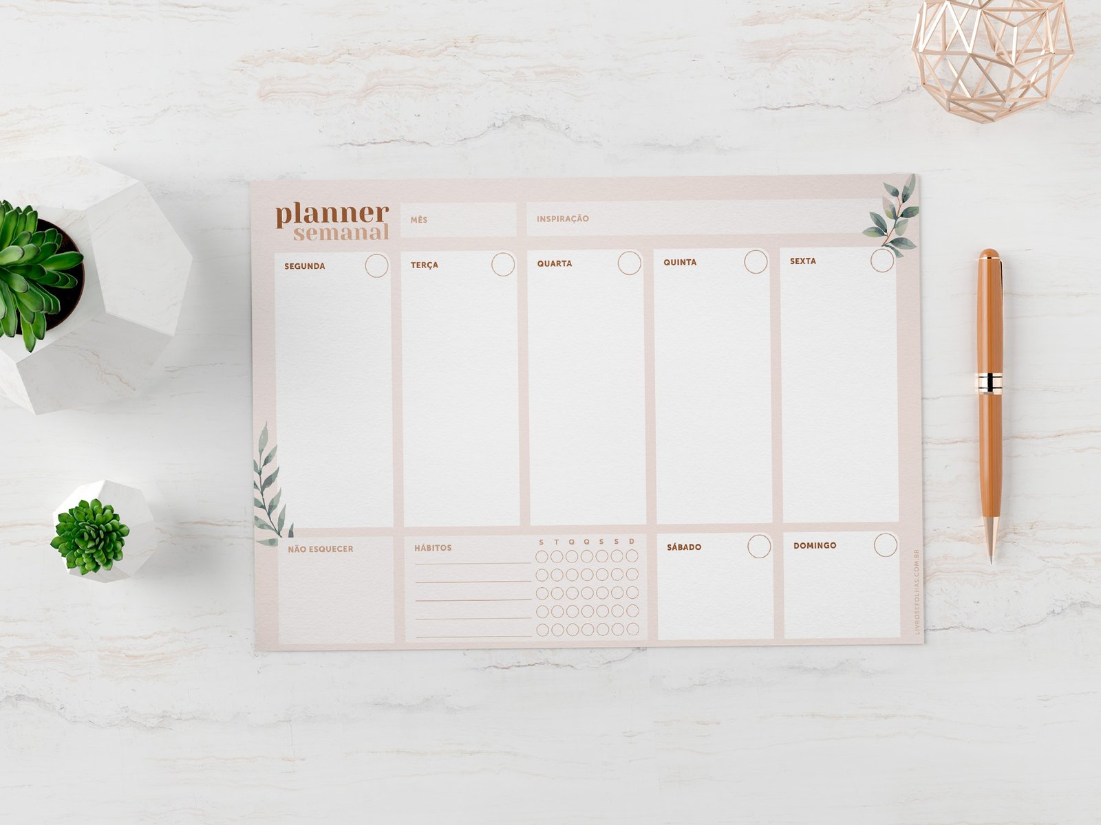 Como o planner semanal transformou minha rotina • Fluffy